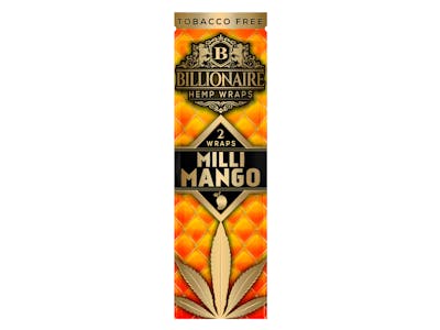 Billionaire Hemp Wraps Billionaire | Hemp Wraps 2pk | Milli Mango for ...